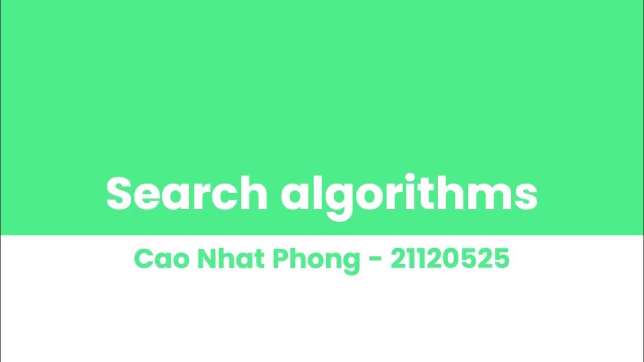 Demo BFS, DFS, UCS, A* - YouTube