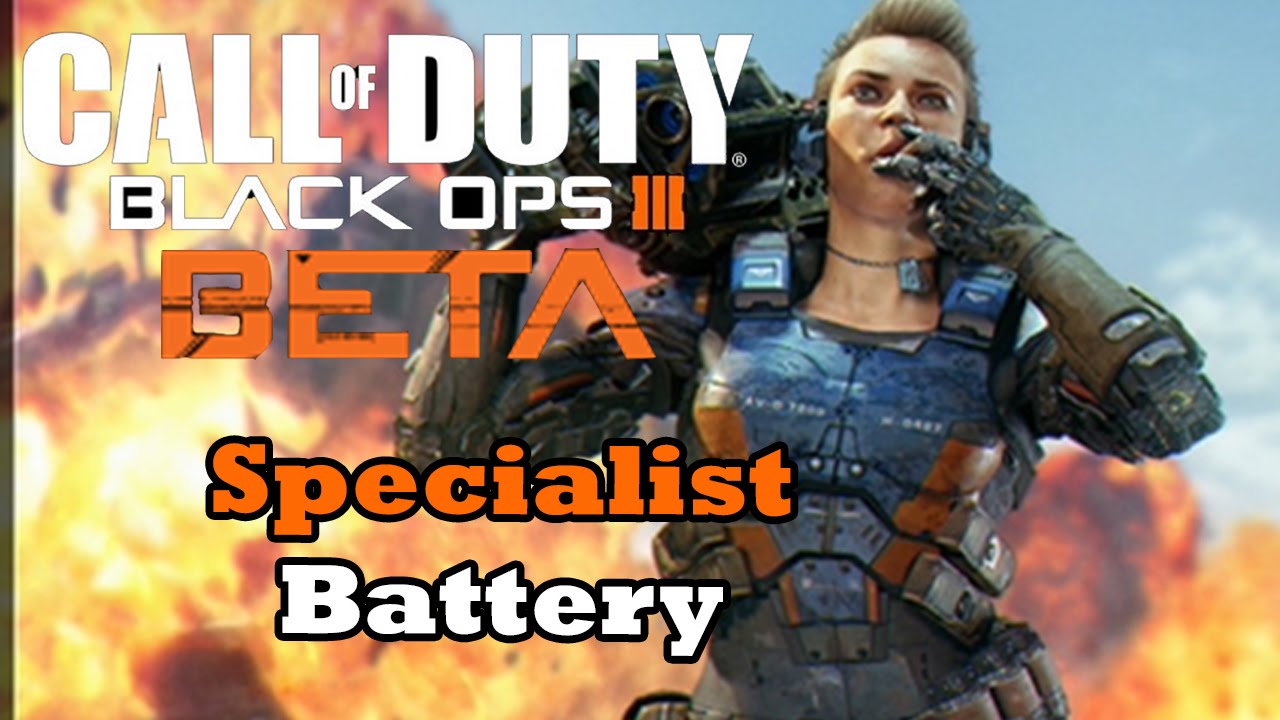 BLACK OPS 3 BETA | First impressions (BATTERY Specialist Character ...