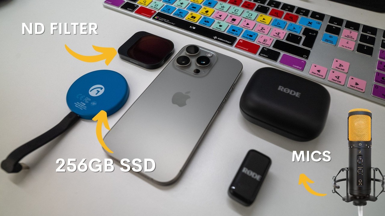 My PERFECT iPhone Filmmaking setup (For MINIMAL carry) - YouTube