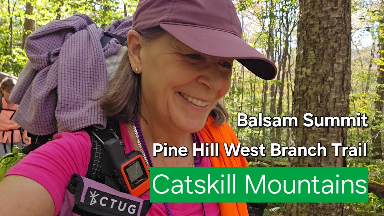 Catskill Mountains Backpacking the Pine Hill West Branch Trail - YouTube
