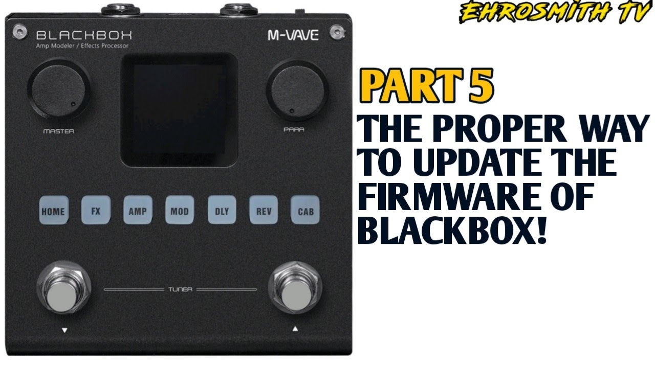 M-Vave BlackBox Firmware Upgrade Tutorial | How to Update the Firmware of M-Vave BlackBox - YouTube