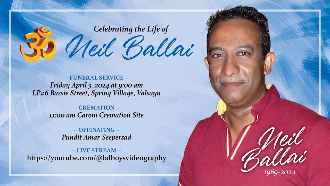 The Funeral of the late Neil Ballai - YouTube