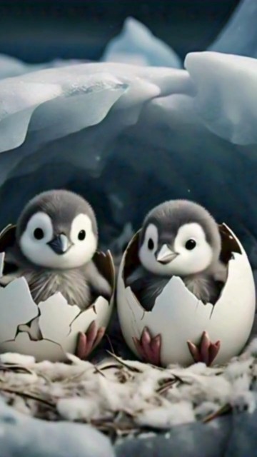 Two cute baby Penguin 🐧 | Penguin Animated Story - YouTube