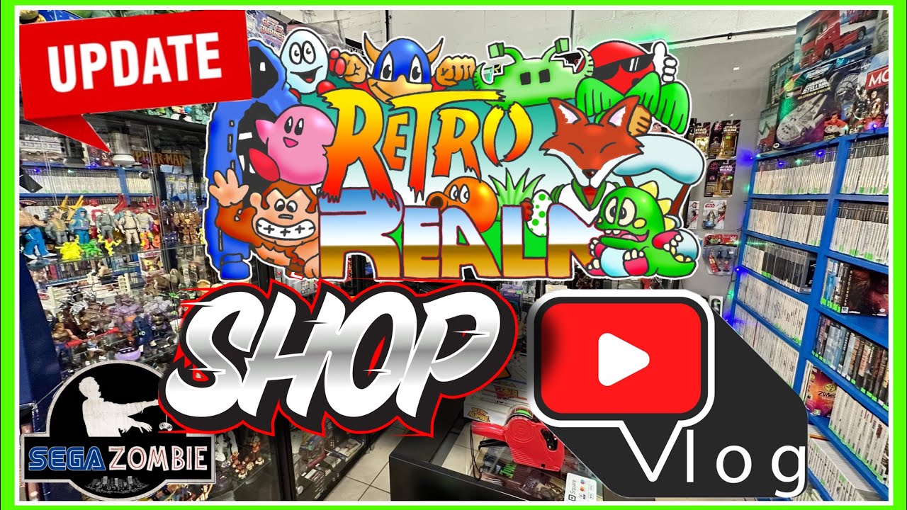Retro Realm Shop Vlog - Behind The Scenes Access - YouTube