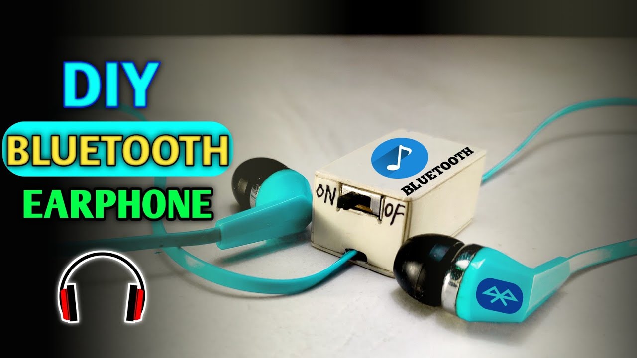 HOW TO MAKE BLUETOOTH EARPHONE || BLUETOOTH HEADPHONE || HOW TO MAKE ...
