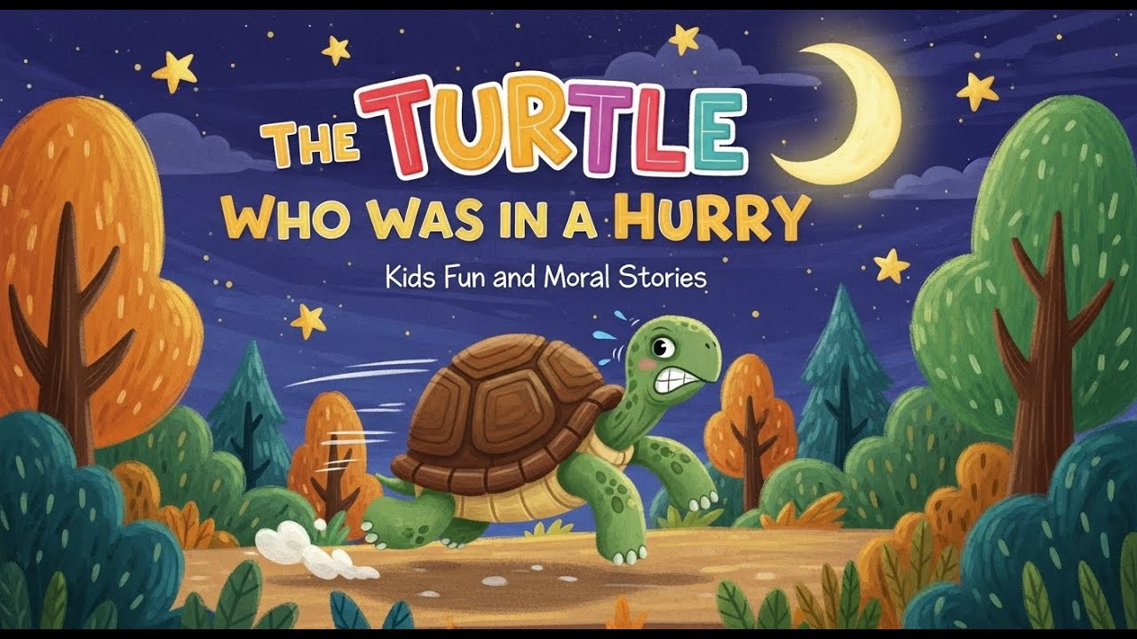 The Turtle Who Was in a Hurry | Kids Fun and Moral Stories - YouTube