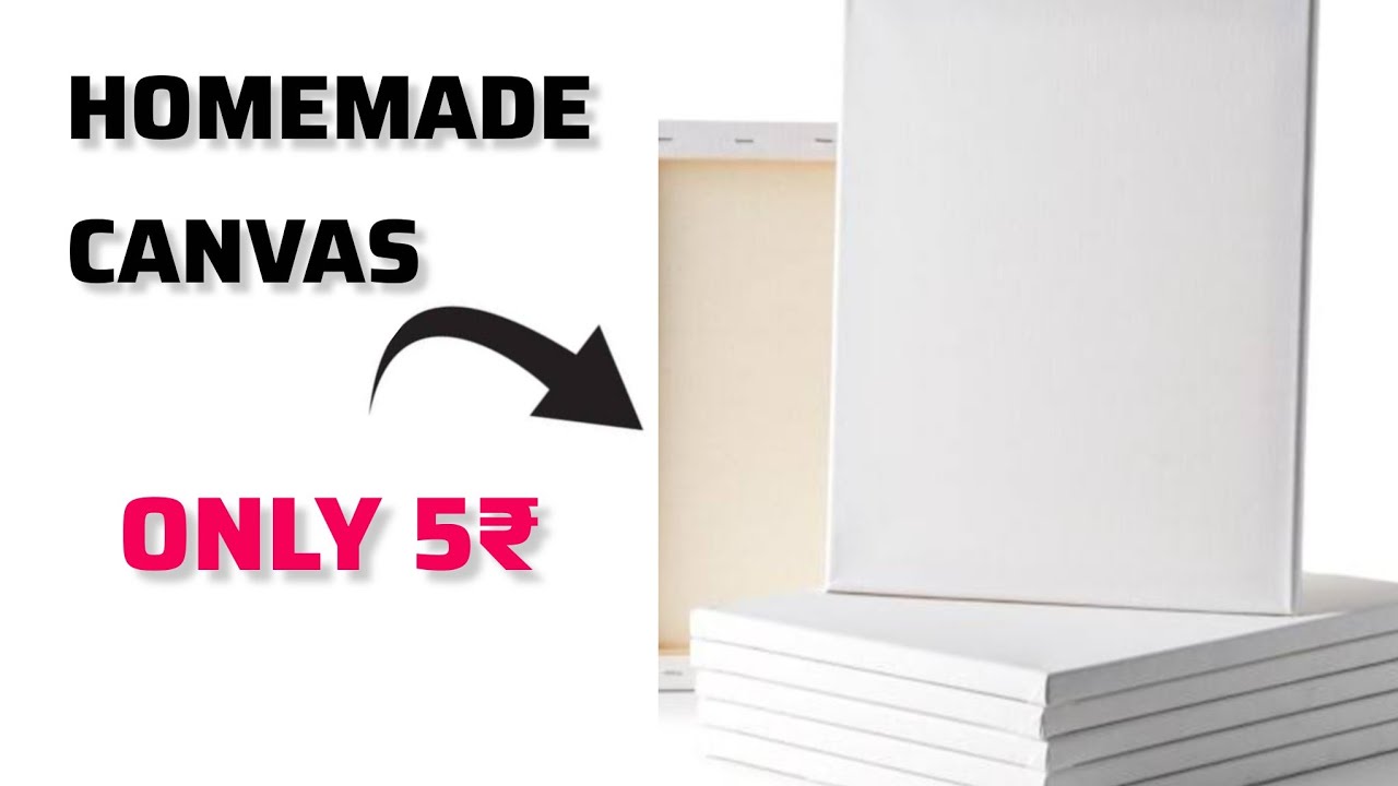 DIY canvas at home 😲 || How to make canvas / such a cheapest prize ...