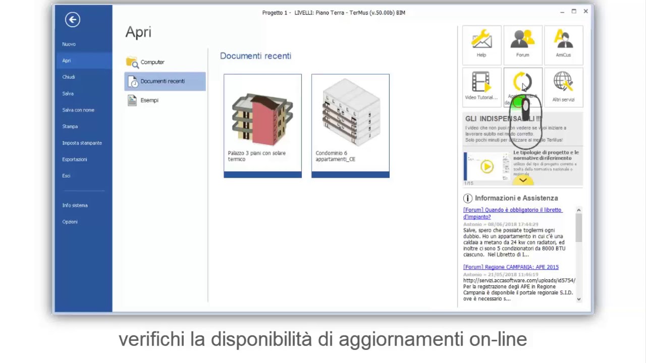 Tutorial TerMus-PLUS - La Home TerMus PLUS - ACCA software - YouTube