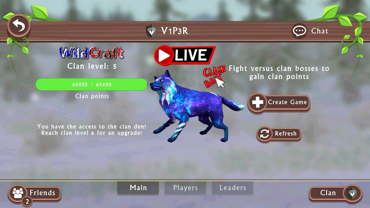 🔴 LIVE | WildCraft: Clan LVL 6 for the 2nd time & The Wolf: CO-OP - PVP ...