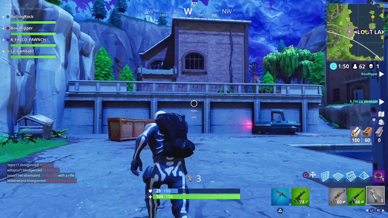 Fortnite grenade goof win - YouTube