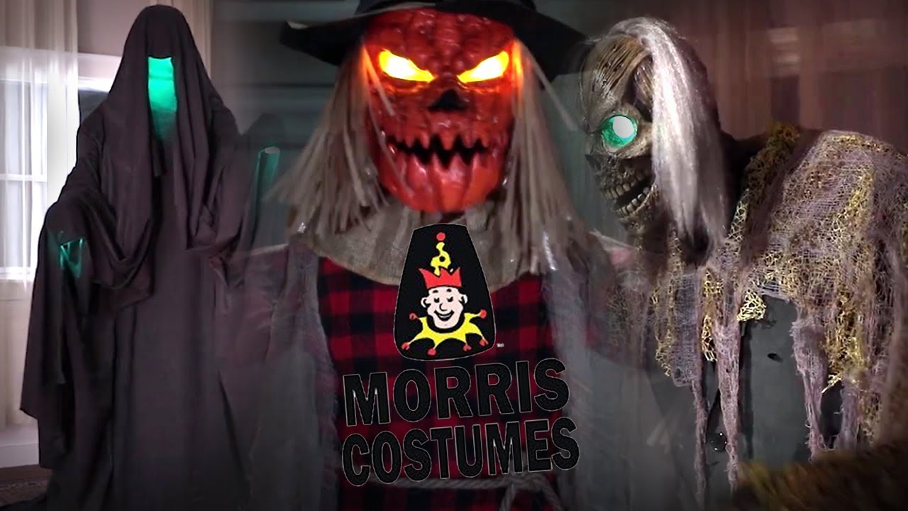 Morris Costumes 2021 Animatronic Demos RELEASED | Twitching Scarecrow ...