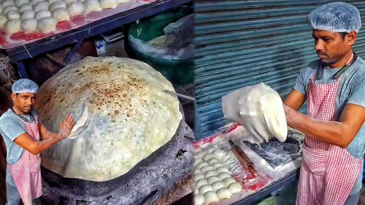 Rumali Roti Making Easy Process | Mumbai | Indian Street Food - YouTube