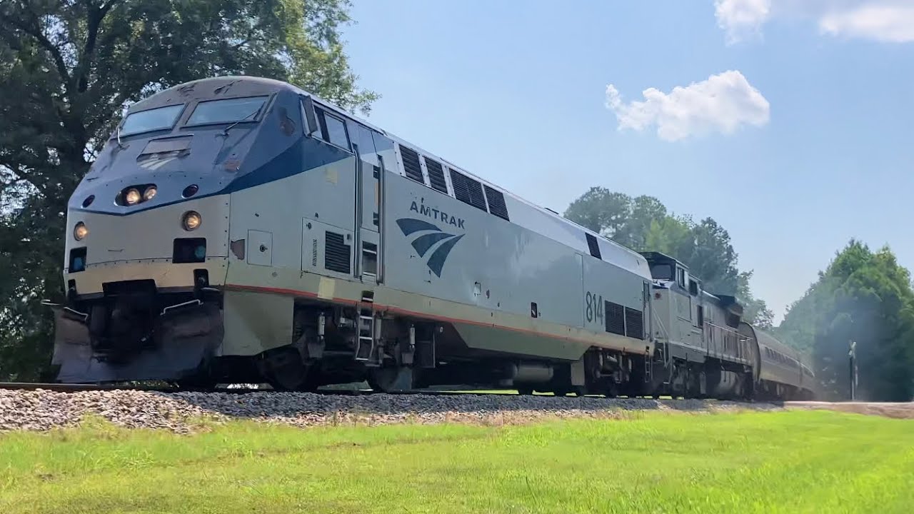 7 HOUR LATE Amtrak 92 Silver Star with a DASH 8! - YouTube