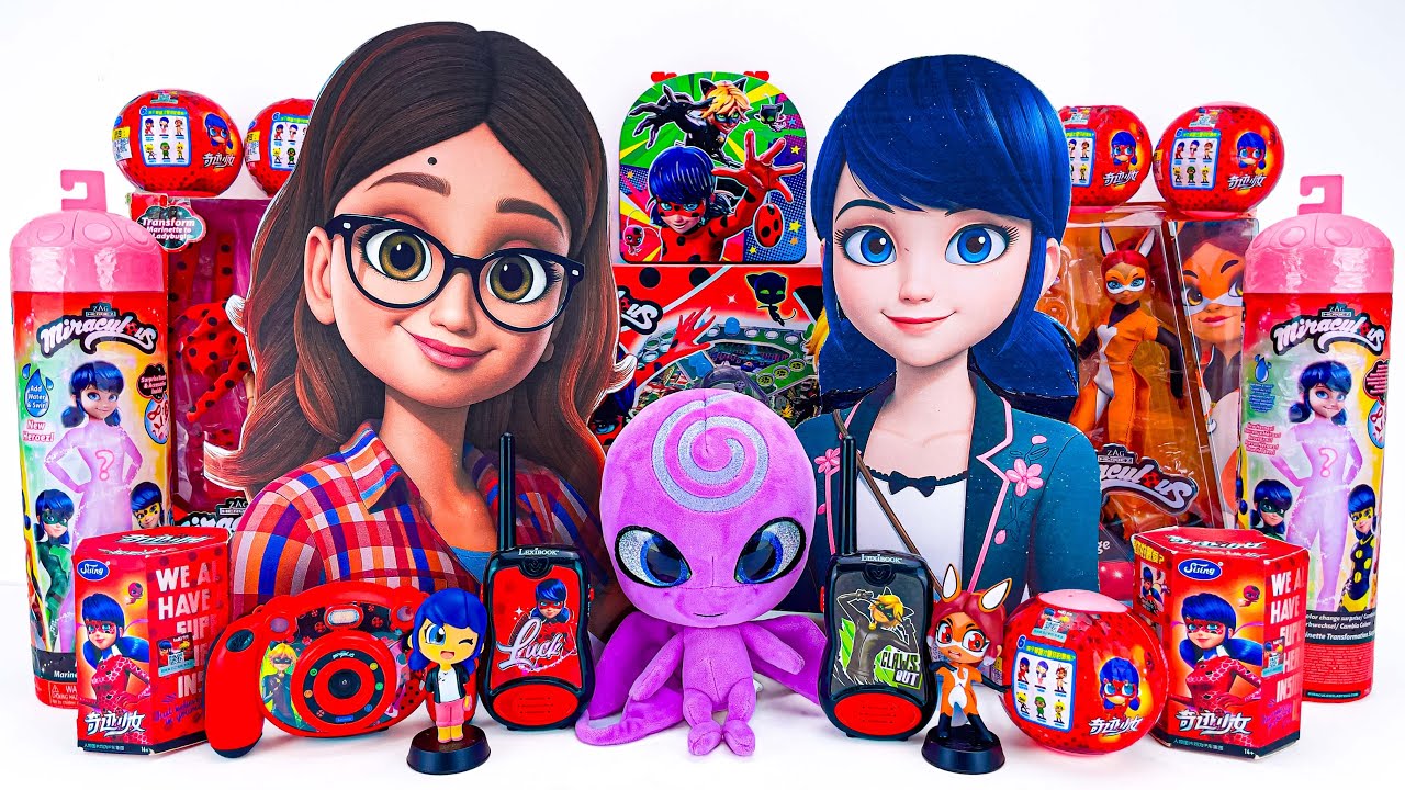 Miraculous Ladybug Toys Collection ASMR Unboxing Review | Alya Césaire ...