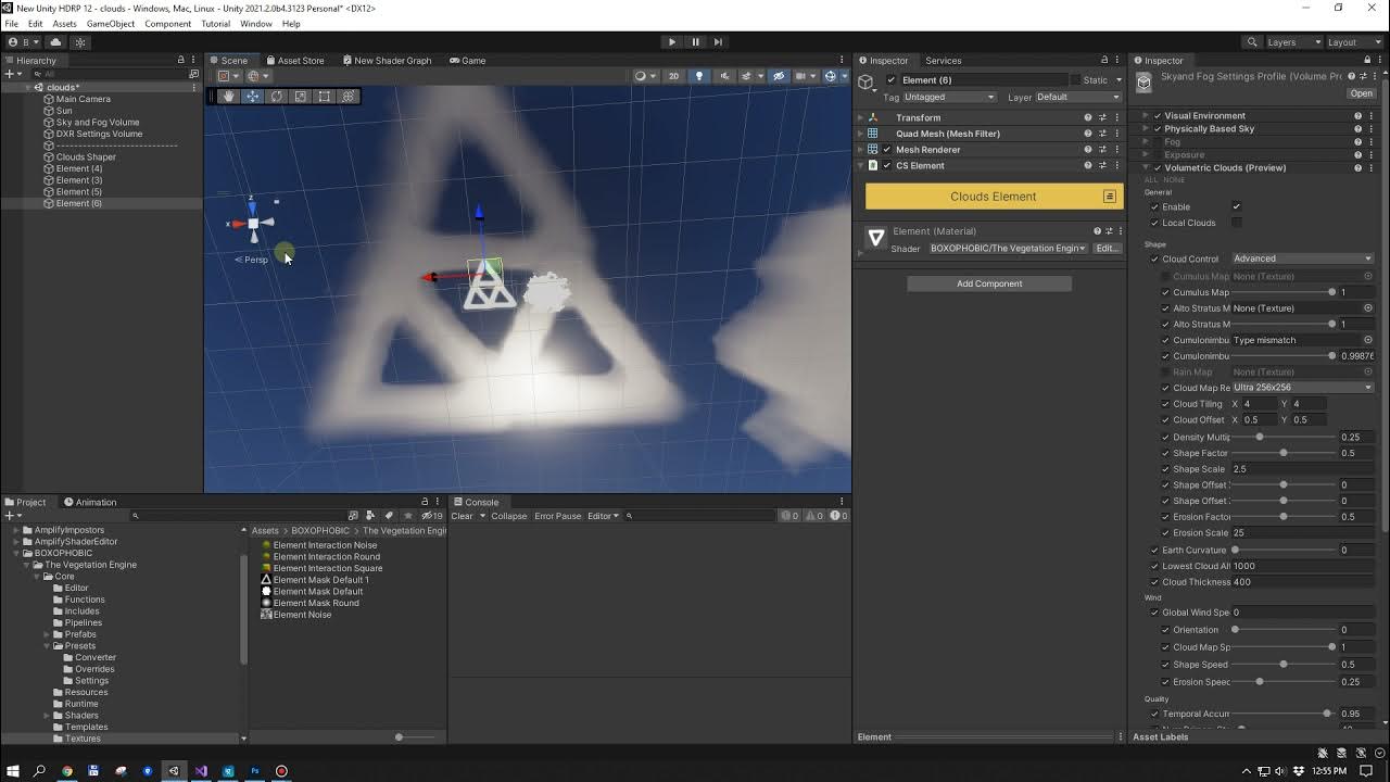 HDRP Volumetric Clouds + Clouds Shaper testing - YouTube