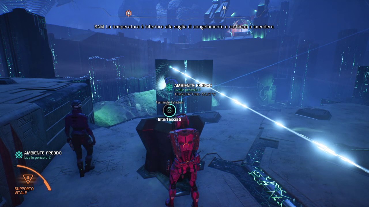 Mass Effect: Andromeda - Nucleo dati relictum cripta Voeld - YouTube