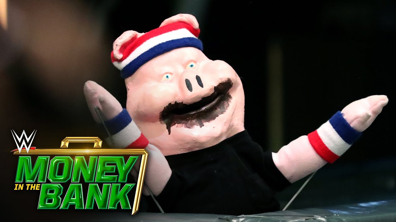 Bray Wyatt is cheered by Huskus The Pig Boy: WWE Money in the Bank 2020 ...