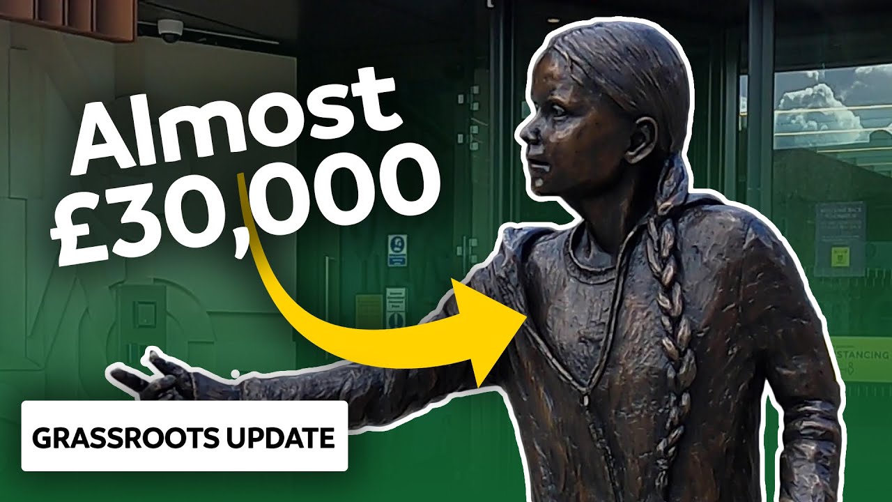 University of Winchester's costly Greta Thunberg statue - YouTube