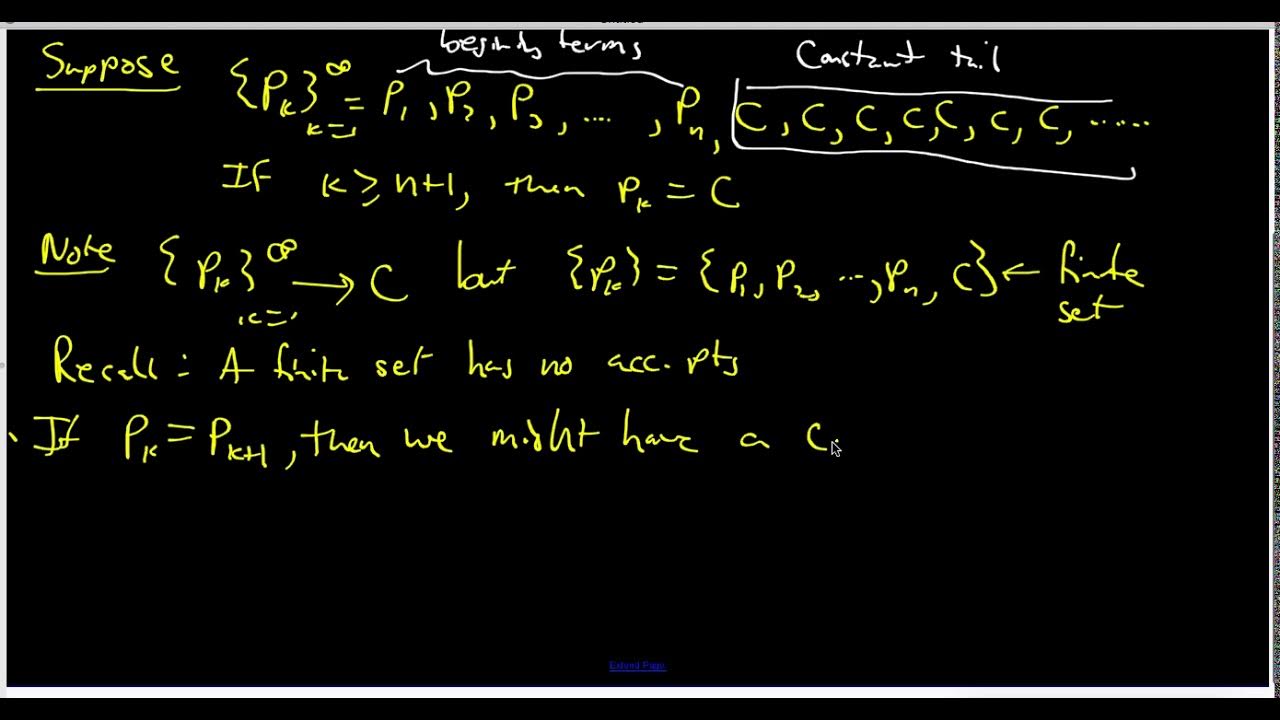 27 A second connection between accumulation points and sequences part 1 ...