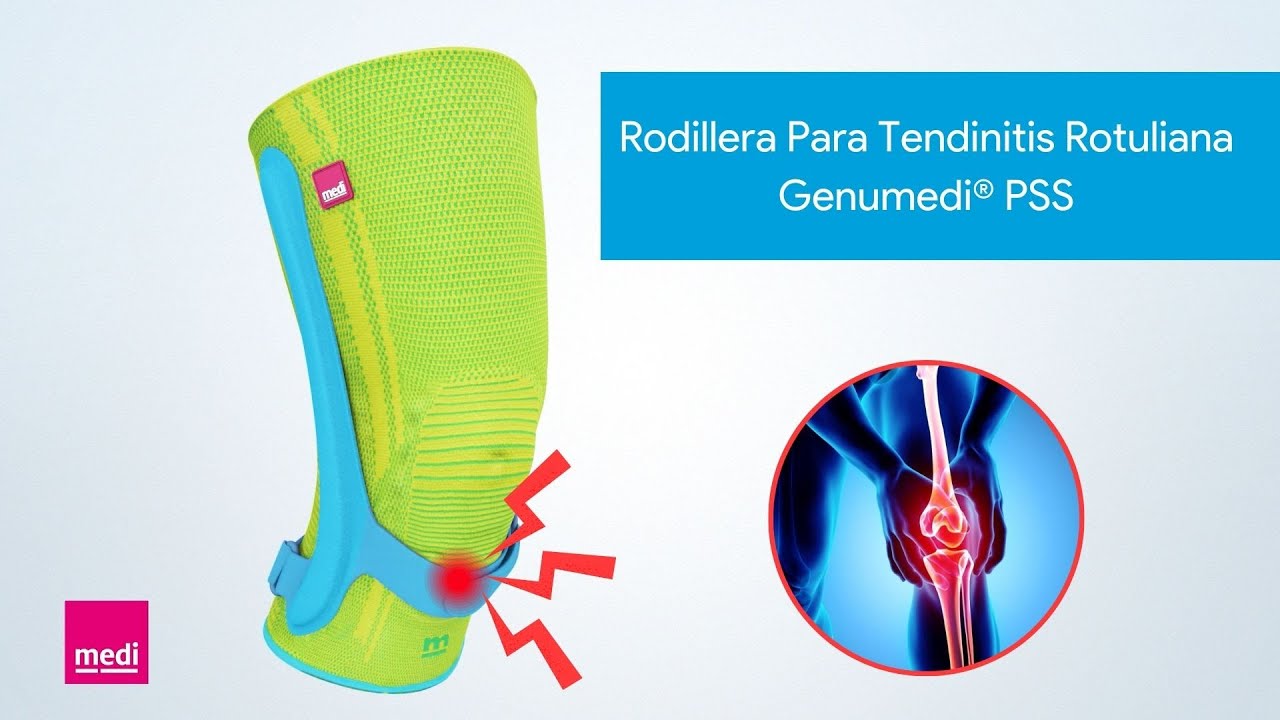 Rodillera para tendinitis rotuliana Genumedi PSS - YouTube