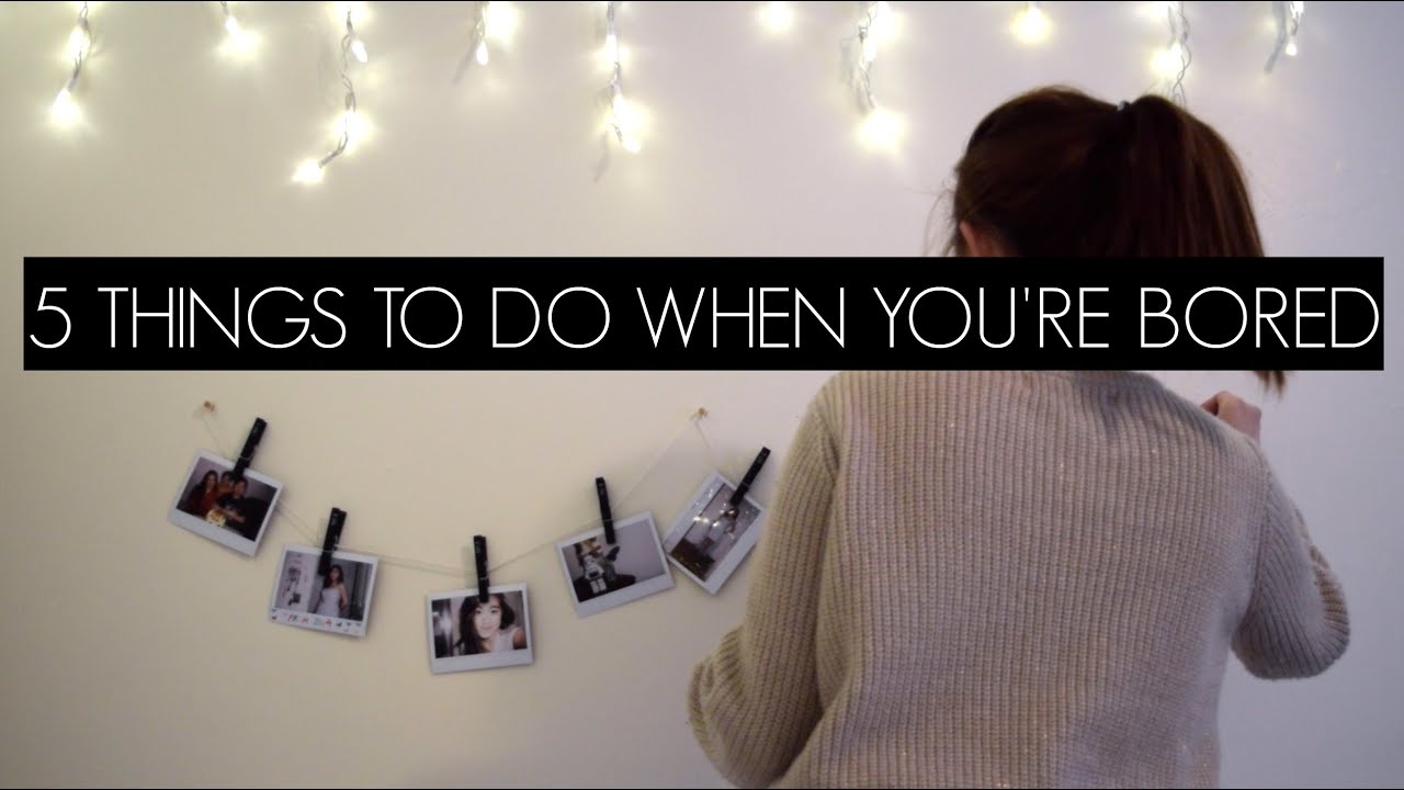 5 THINGS TO DO WHEN YOU'RE BORED // SNOW DAY IN - YouTube