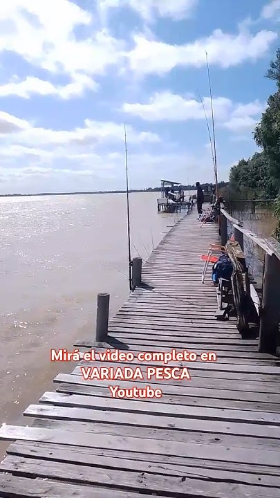 Muelle de pesca sobre el Paraná Guazú 🎣 - YouTube