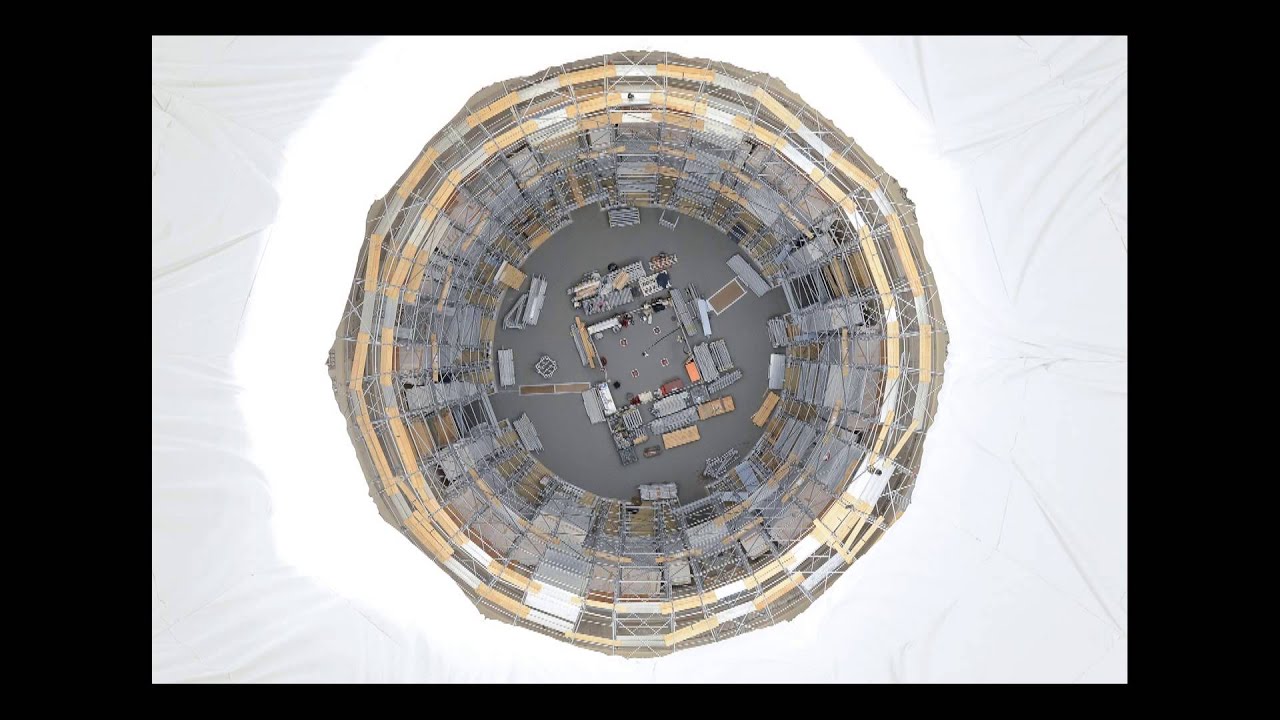 Time Lapse of Rotunda Scaffold Installation 2015 - YouTube