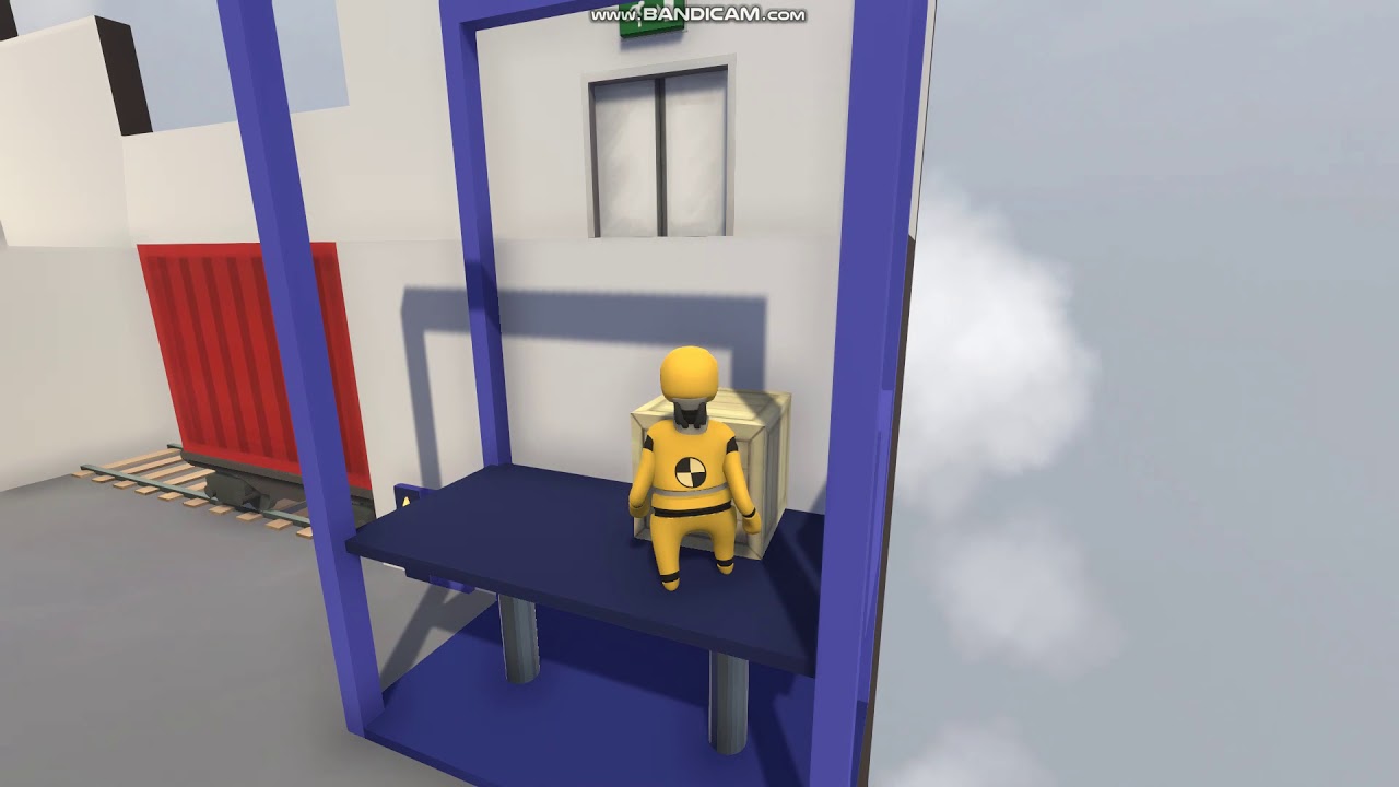 human fall flat box and elevator level - YouTube