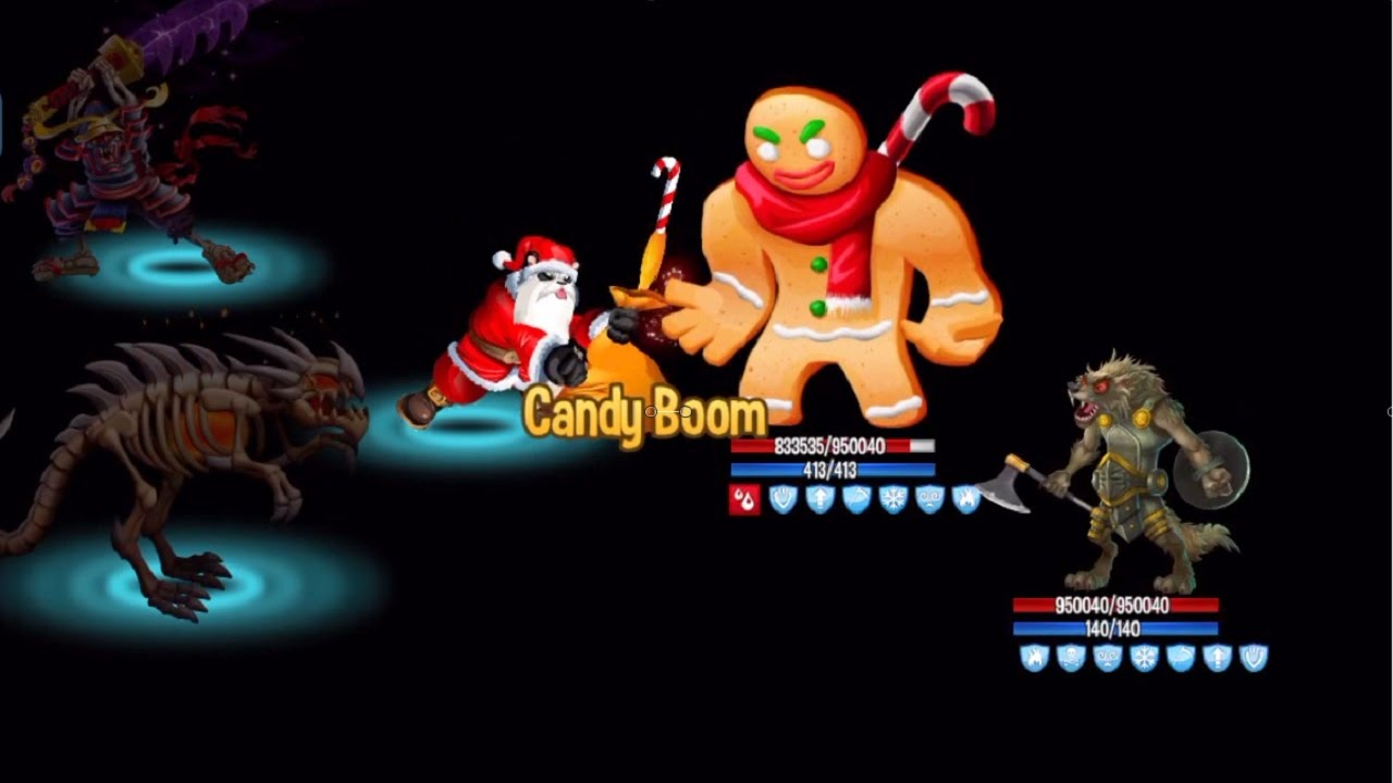 monster legends - Panda claus Harusami Megaosteum level130 review - YouTube