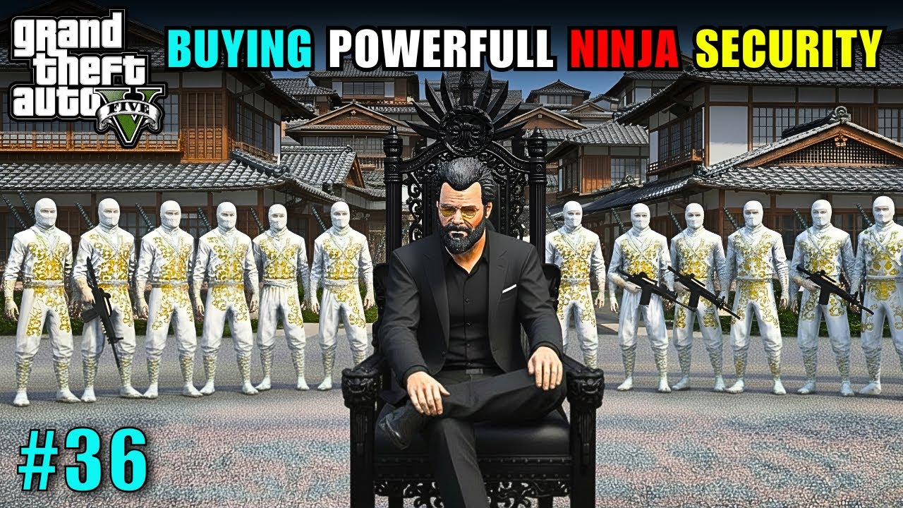PRESIDENT BUYING MOST POWERFUL NINJA SECURITY 💀 | GTA 5 CINEMATICS ...
