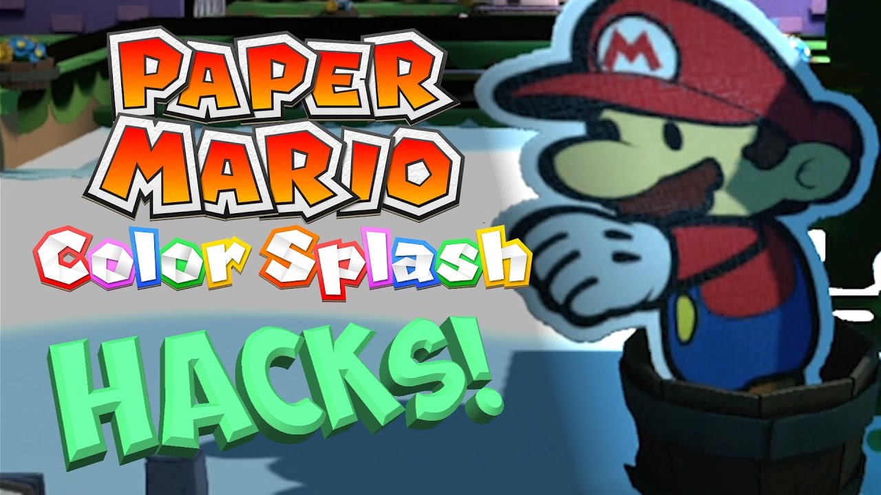 PAPER MARIO COLOR SPLASH HACKS! - Hack Attack! - Aurum - YouTube