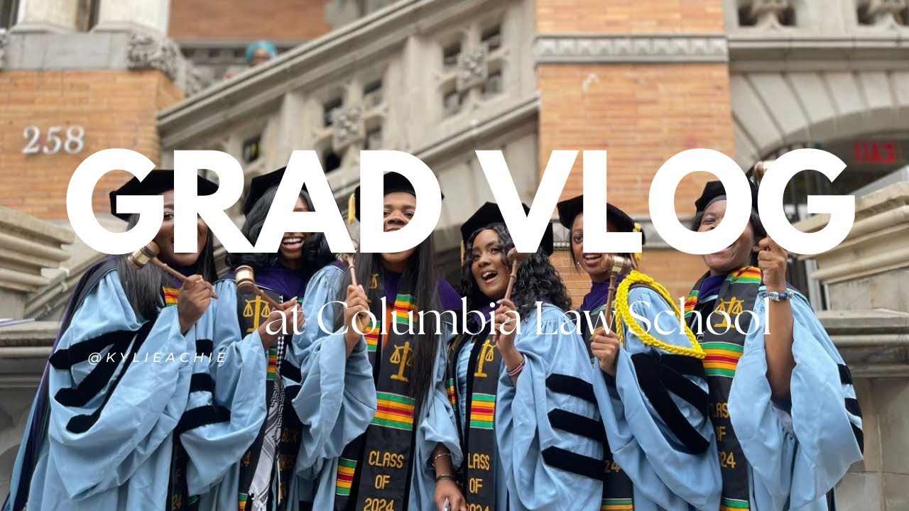 Graduation vlog: Columbia University, black grad, empire state blue ...