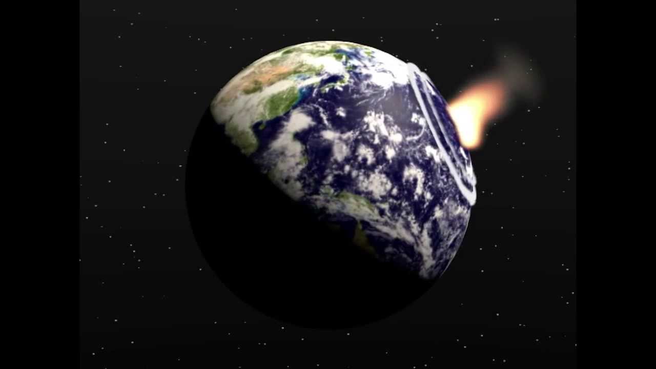Blender Asteroid hit animation - YouTube