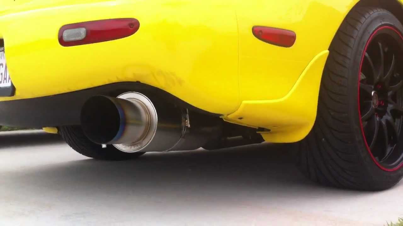 Apexi N1 ExTi 4in exhaust, CYM R1 FD3S RX-7, http://www ...