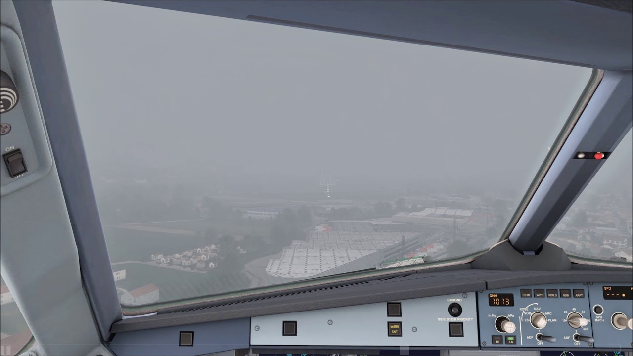 Cockpit A320 Low Visibility Approach Innsbruck - Aerofly FS 2 - YouTube