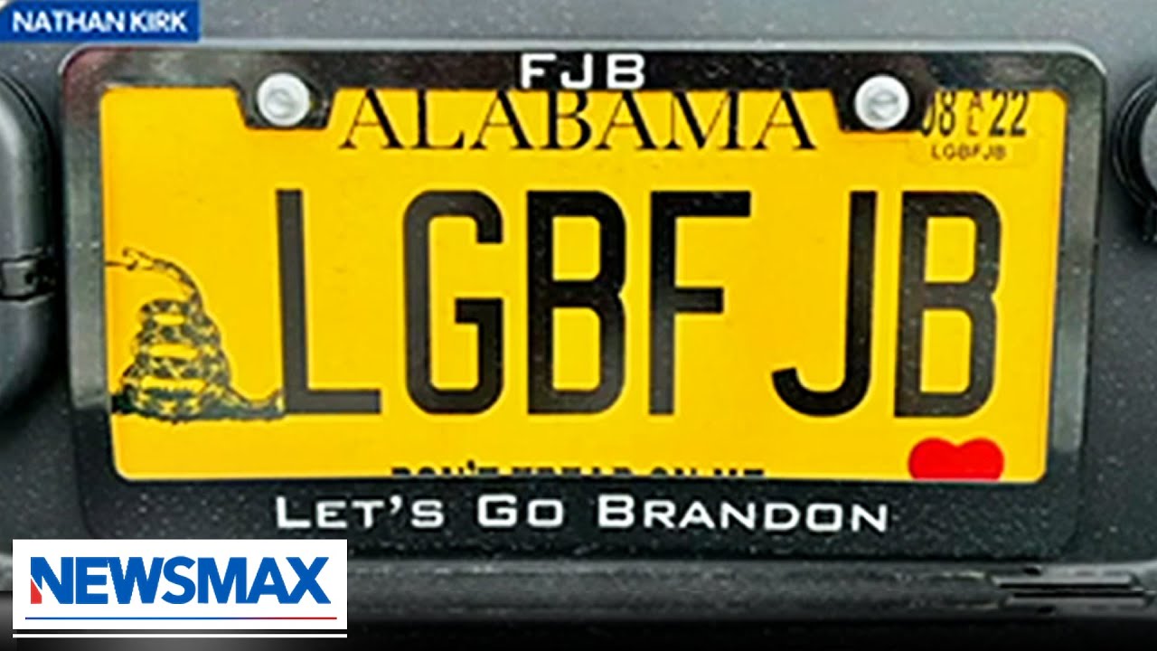 "They can come take it": State wants man's custom 'LGB FJB' license ...