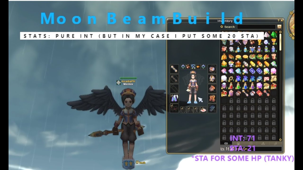 Flyff Universe - Assist Moon Beam Build - YouTube