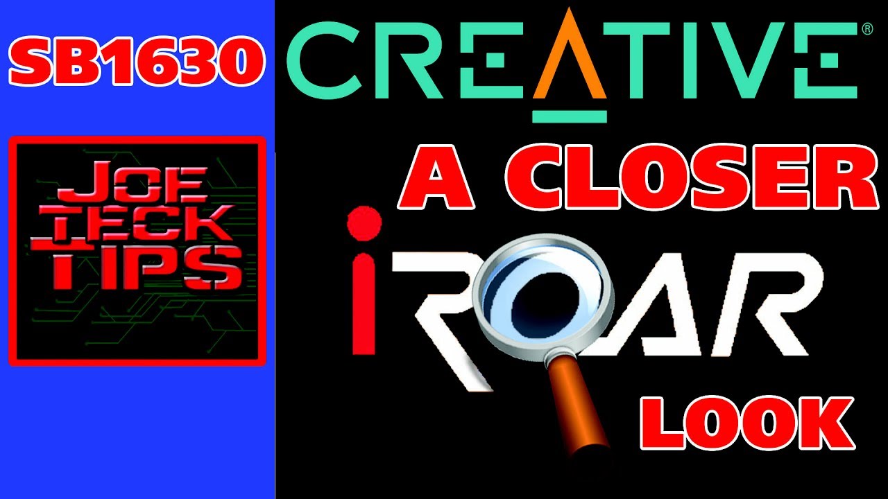 The iRoar a closer look! WOW | Creative Labs | JoeteckTips - YouTube