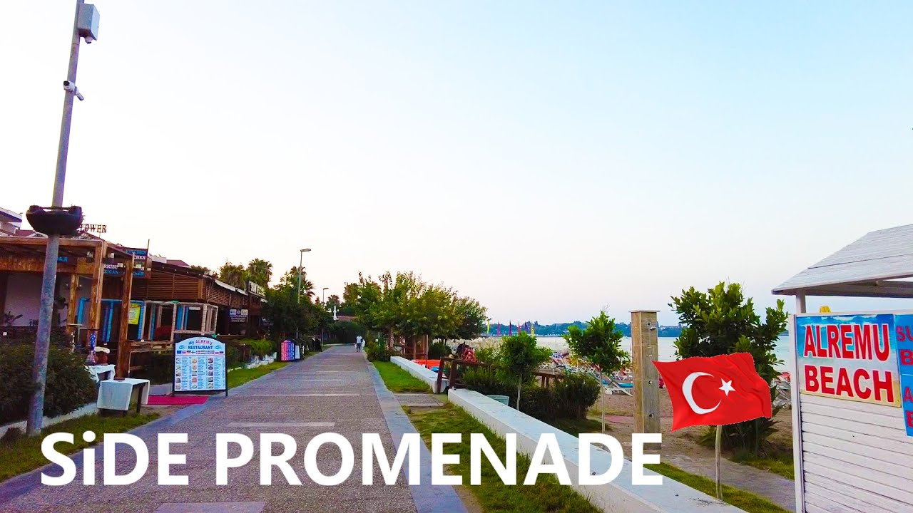 Side Promenade - (Kumköy) Türkei 2022 #side #kumköy #türkei - YouTube