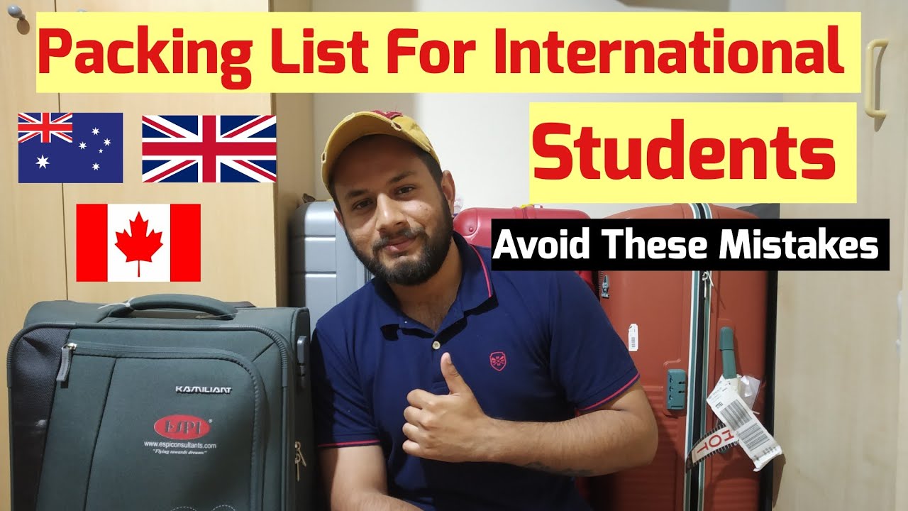 Packing List For International Students | Packing for UK 🇬🇧 | Complete ...