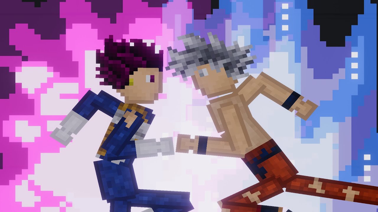 Goku Vs Vegeta (People Playground) - YouTube