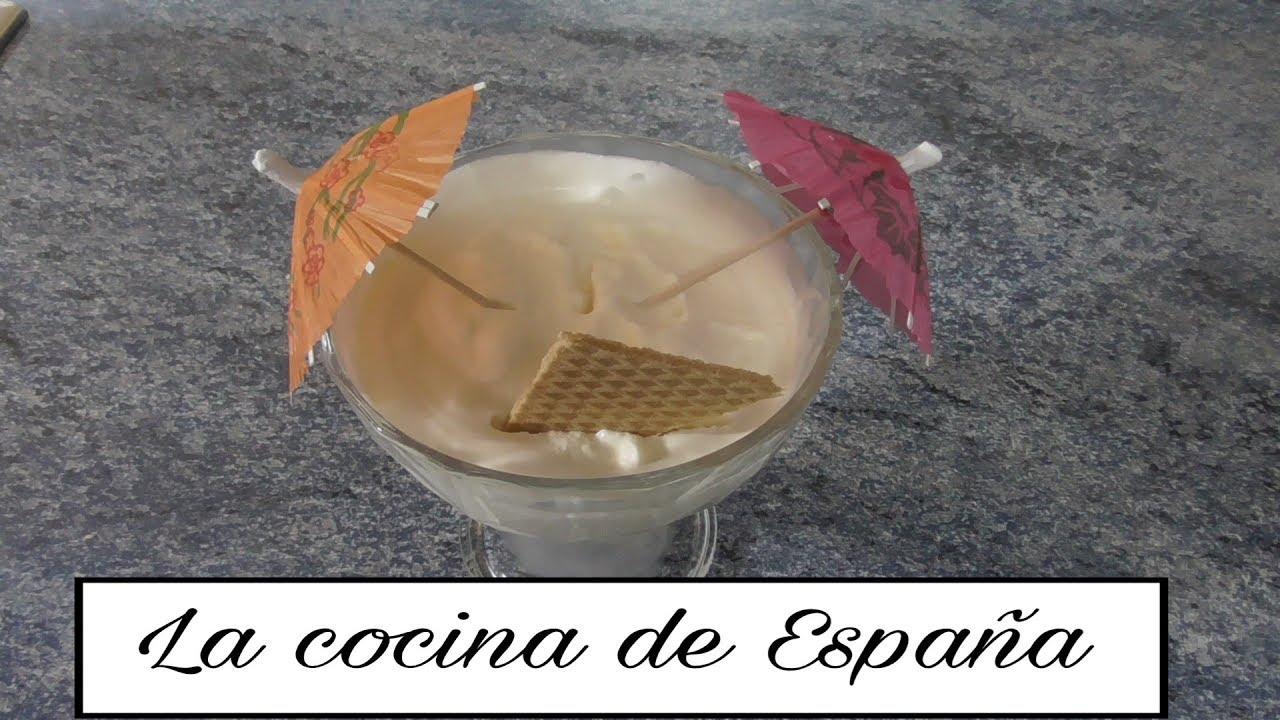COMO HACER HELADO DE NATA - YouTube