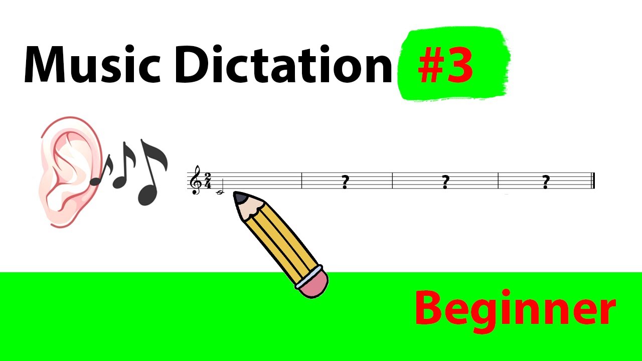 Melodic Music Dictation Tutorial For Beginners: Learn C Major Notes And ...