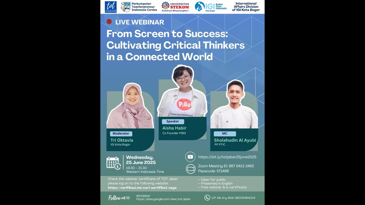 From Screen to Success: Cultivating Critical Thinkers in a Connected ...