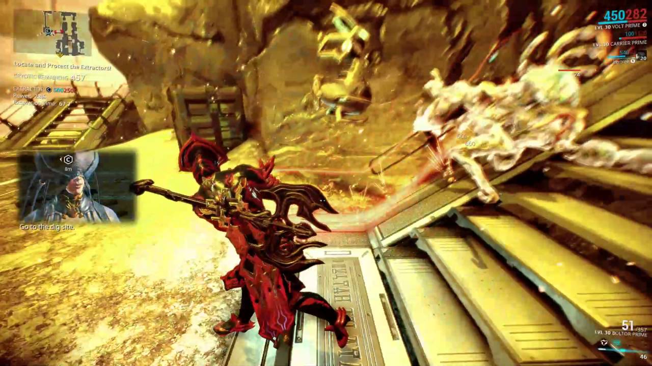 Warframe Sortie 2 Season 6 #15 Excavation 2 Player Radiation Hazard Nova Volt Prime Crazyness ...