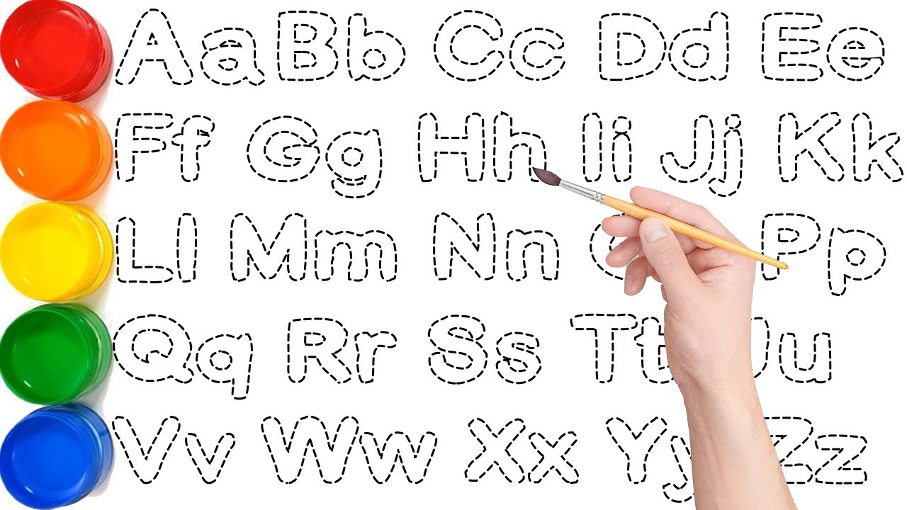 Phonics Song // Draw and Paint Alphabet A to Z for Kids // Easy Drawing ...
