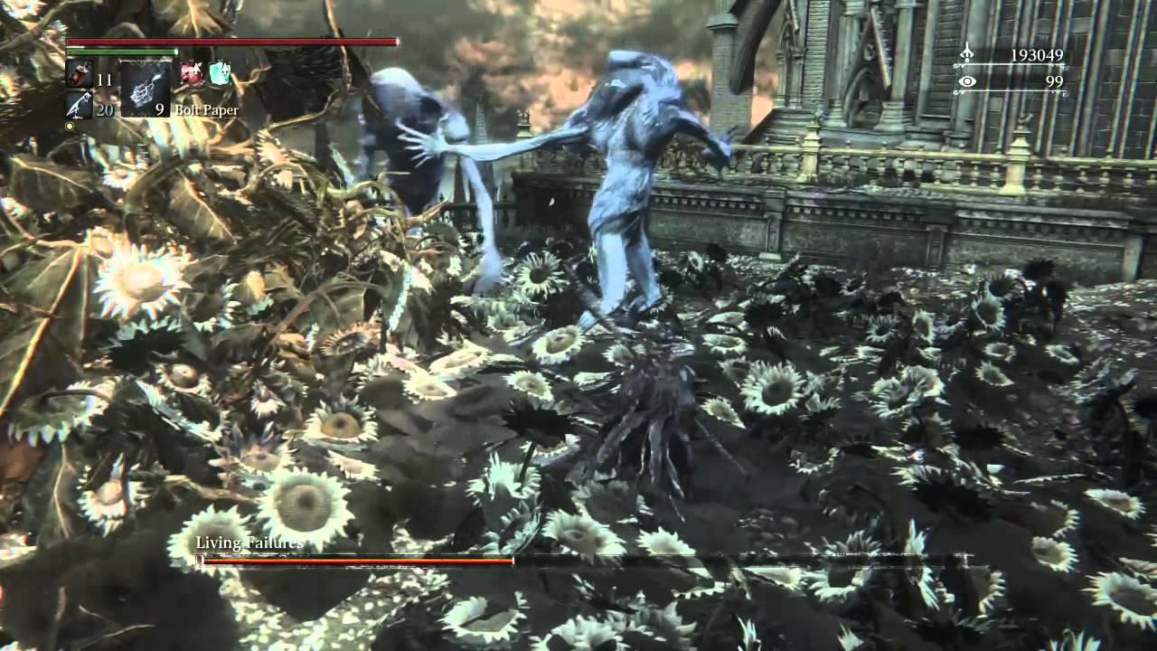 Bloodborne - Living Failures boss, Old Hunters DLC - YouTube