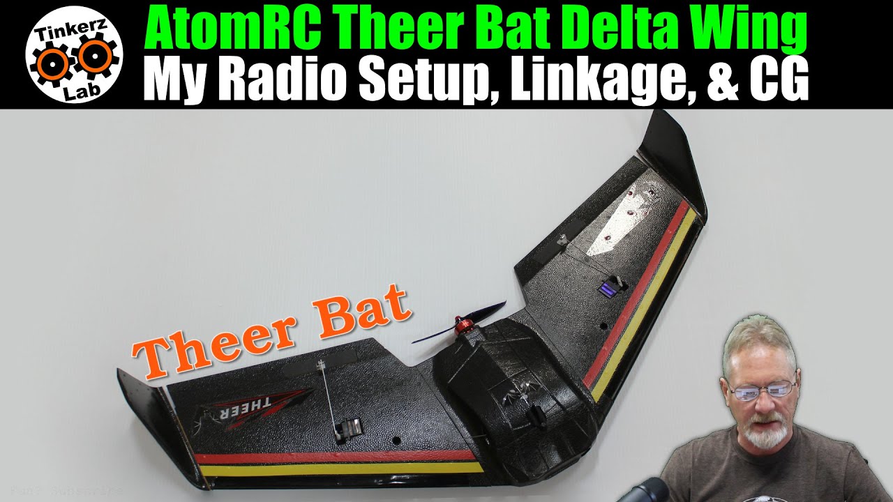 My Radio Setup, Linkage, CG, & Tips for the AtomRC Theer Bat Delta Wing ...