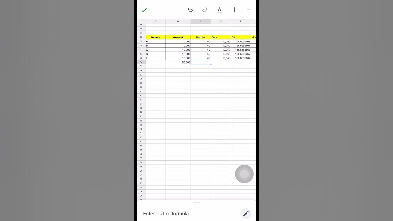 Basic excel SUM formula and copy copy paste SUM formula #excel #spreadsheetmagic #exceltips ...