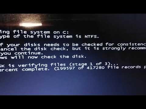 checking file system on c / windows problem / how to fixed windows ...